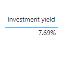 Solved: How to calculate investment yield - Microsoft Fabric Community