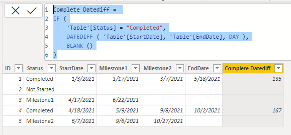 Solved: DatesBetween when both dates are connected to Date ...