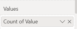 Solved: How to remove the "count of" from the values field ...