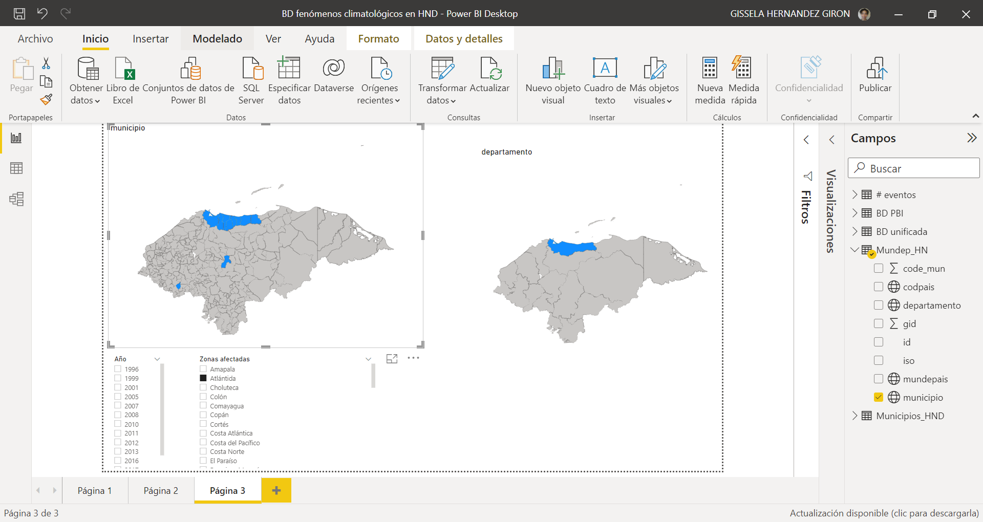 Map different municipalities with the same name - Microsoft Fabric ...