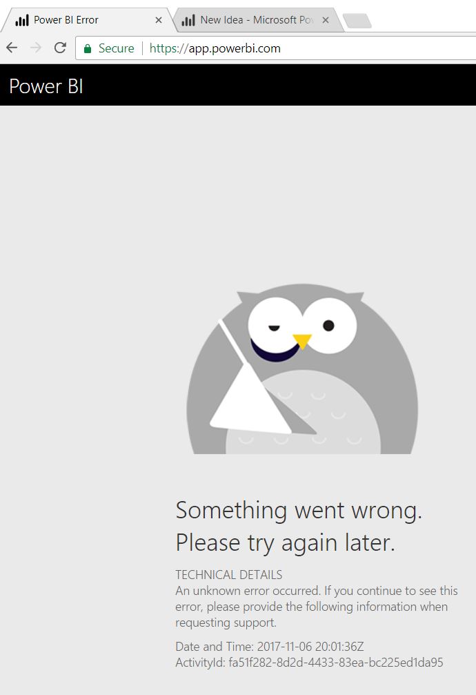 Solved: app.powerbi not working - Microsoft Fabric Community