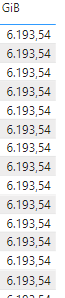 Solved: Column with both Mib and Gib values, convert Mib t ...
