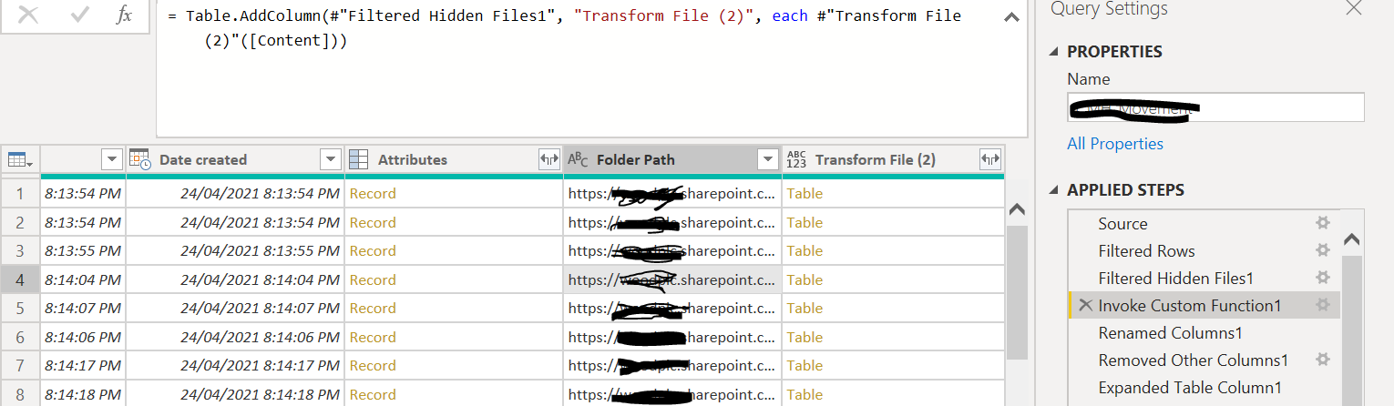 Invoke Custom Function Error, Data flow reading da... - Microsoft ...