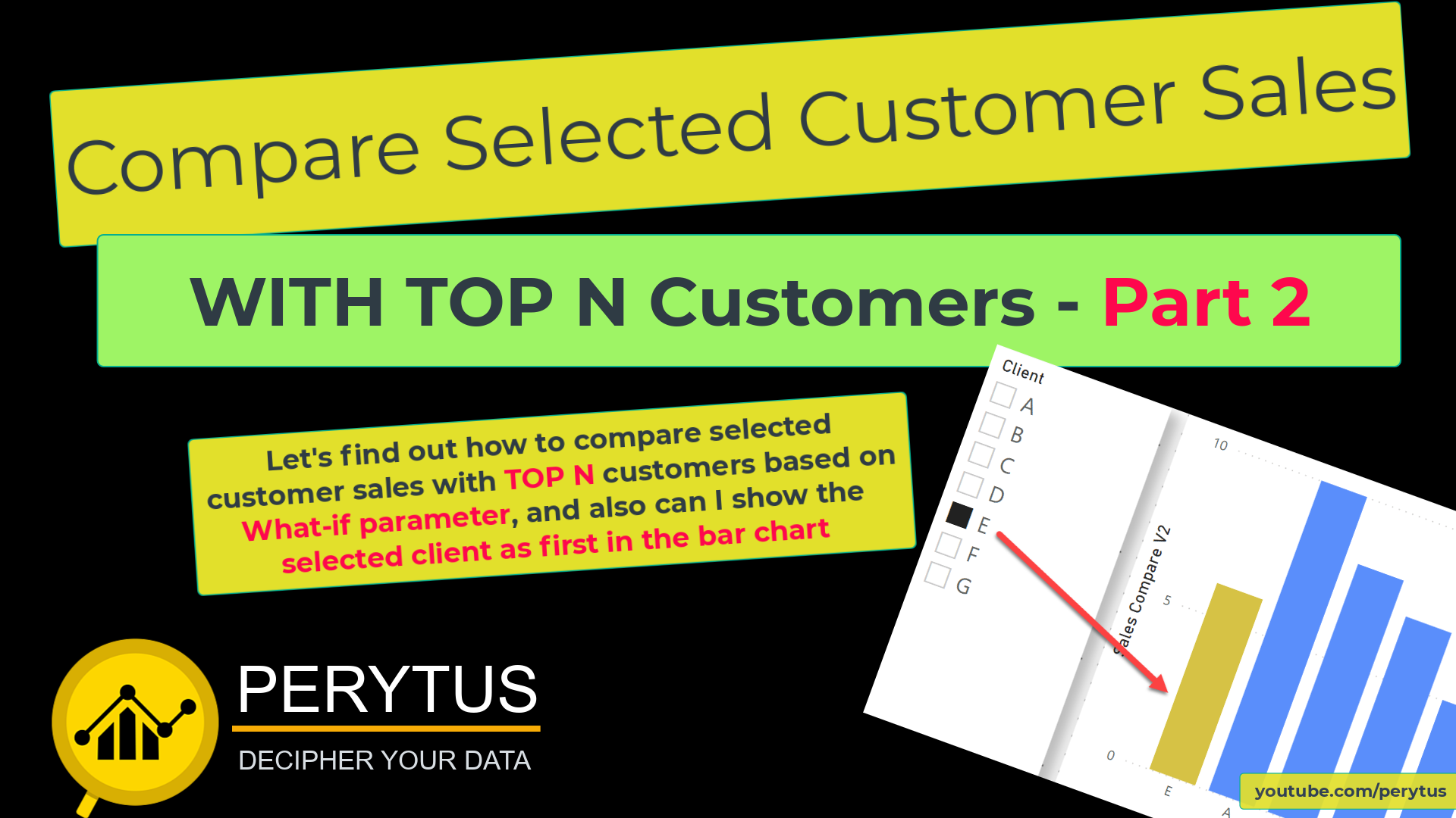 Learn how to compare selected customer sales with ... - Microsoft ...