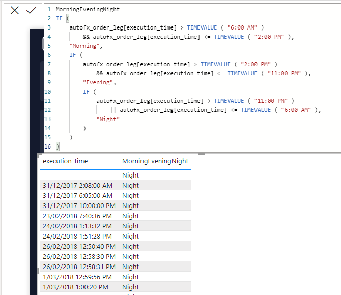 Solved: DAX If Statement Based on Time via Direct Query - Microsoft ...