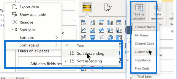 Solved: Sort legend by value of legend items? - Microsoft Fabric Community