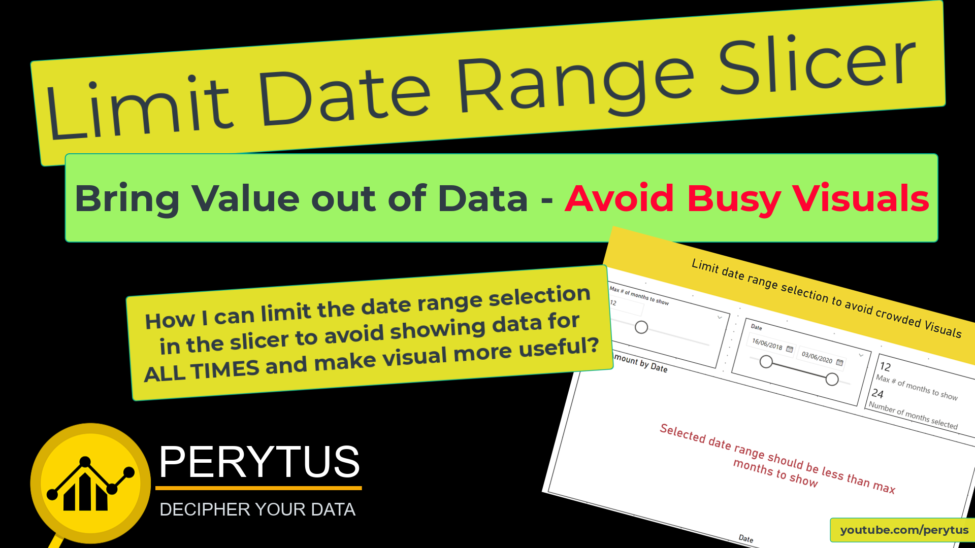Limit date range slicer selection to avoid busy vi... - Microsoft ...