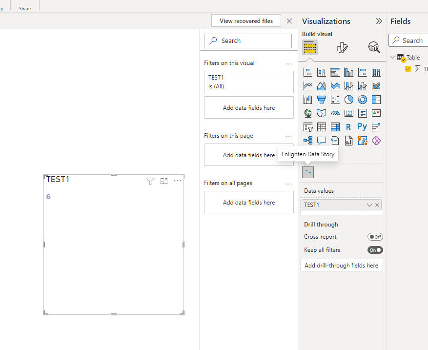 Solved: Enlighten Data Story stopped responding to all fon ...