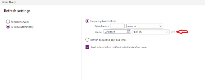 Change the Power Query Automatic Refresh Time Zone - Microsoft Fabric ...