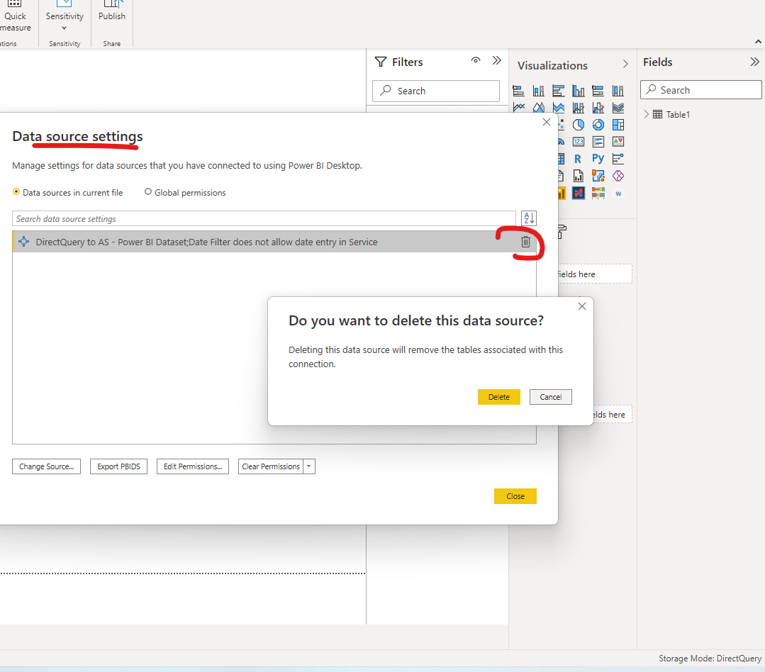 Solved: How to disconnect desktop file from Power BI Datas ...