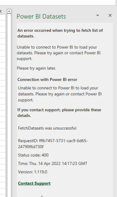 Solved: Connect Excel Desktop to Power BI dataset - Microsoft Fabric Community
