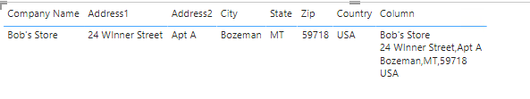 Solved: Combining Data in "Address Format" - Microsoft Fabric Community