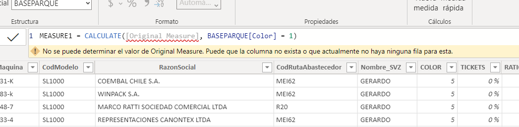 COLOR DATA ROWS IN MATIX WITH DIFERENT COLORS - Microsoft Fabric Community