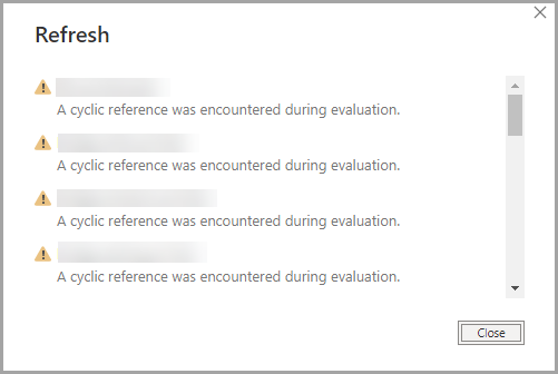 Exception using Parameter in Power Query: A cyclic... - Microsoft ...