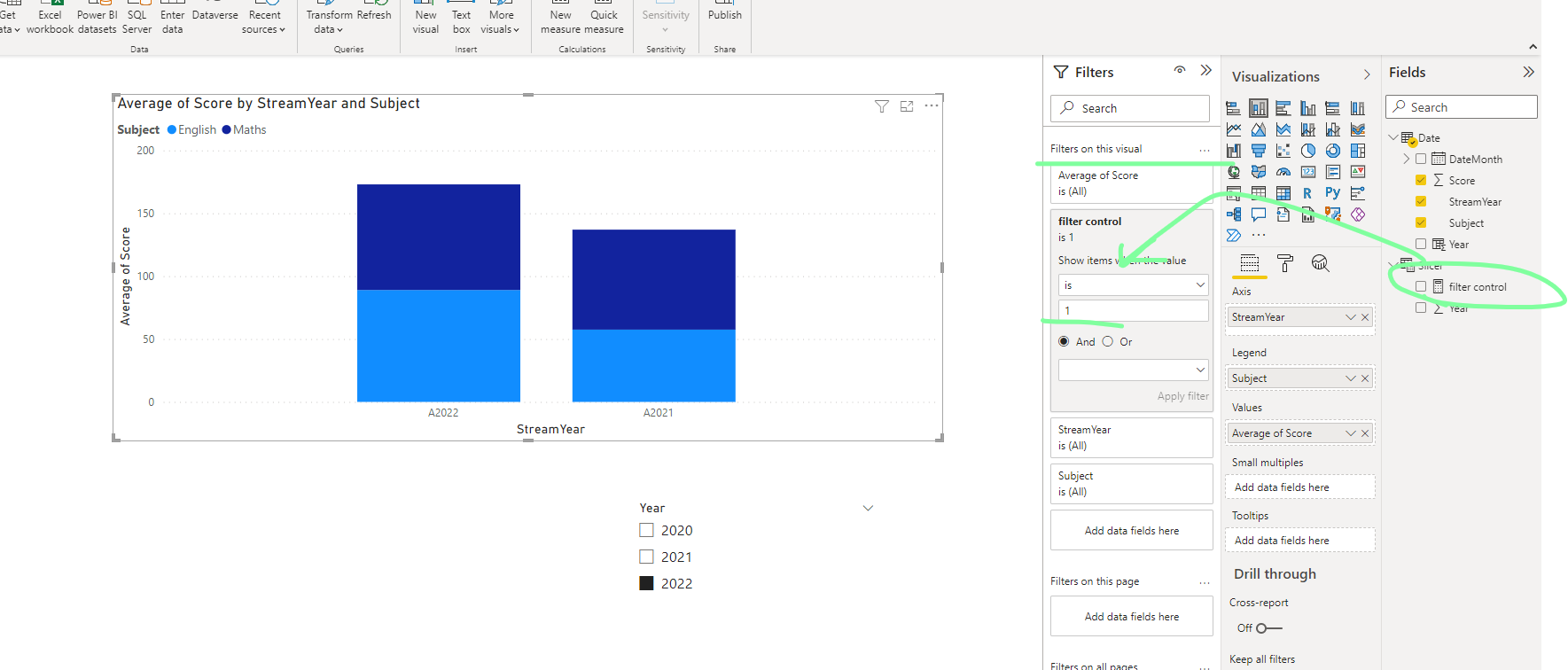 Solved: Display Current Selected year vs Previous year - Microsoft ...