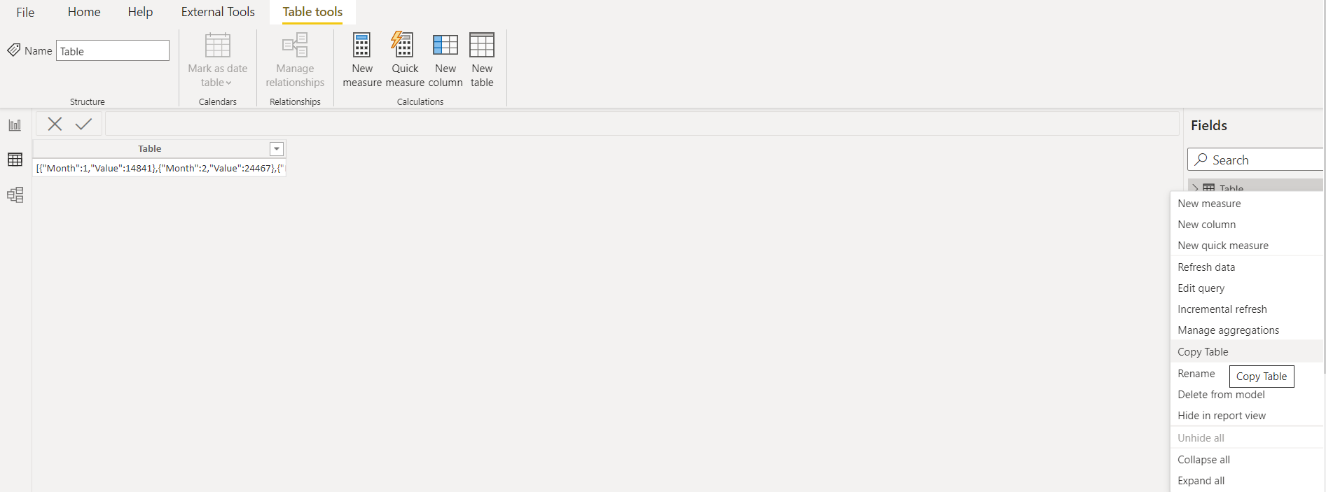 Solved: Converting a table to javascript array of objects - Microsoft ...