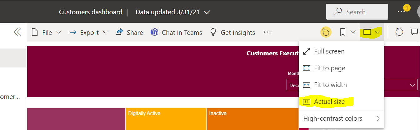 Solved: how to adjust page size/visual size/visual text si ...