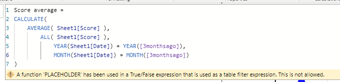 Solved: A function 'PLACEHOLDER' has been used in a True/F ...