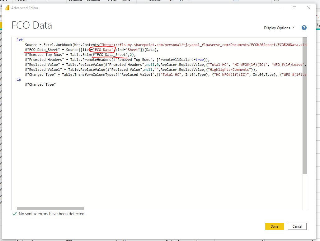 Need different sheet names to be called using quer... - Microsoft ...