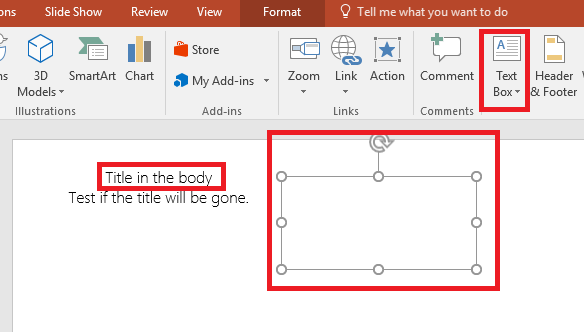 Title in text box not showing in PowerPoint export - Microsoft Fabric ...