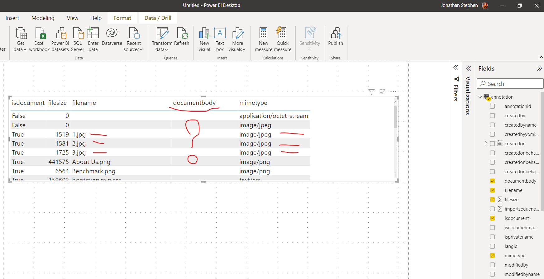 PQ Returns "Null" Rows from Dataverse Table '[Note... - Microsoft ...