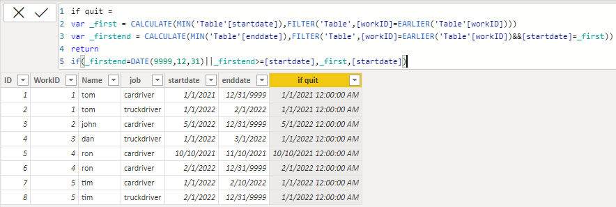 Solved: How to find correct working start date of employee - Microsoft ...