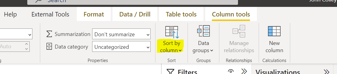 Solved: Table Visual Sorting - Microsoft Fabric Community