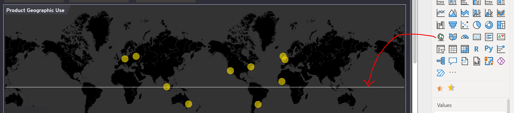 Solved: how to remove equator line in map visual - Microsoft Fabric ...