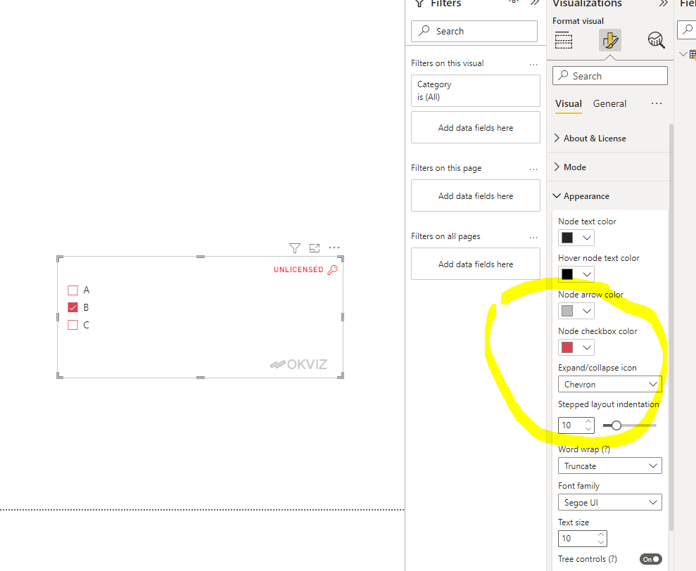 Solved: Vertical slicer as a list, change colour for selce ...