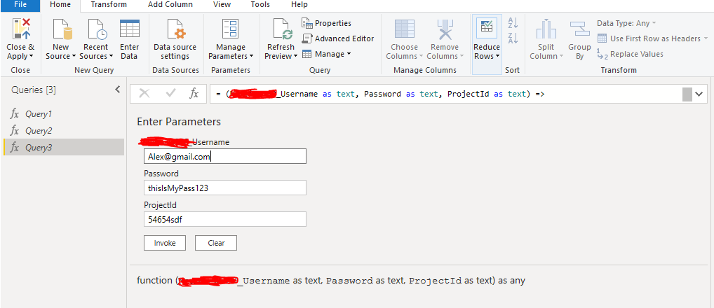 How to have Password Text box in PowerQuery - Microsoft Fabric Community