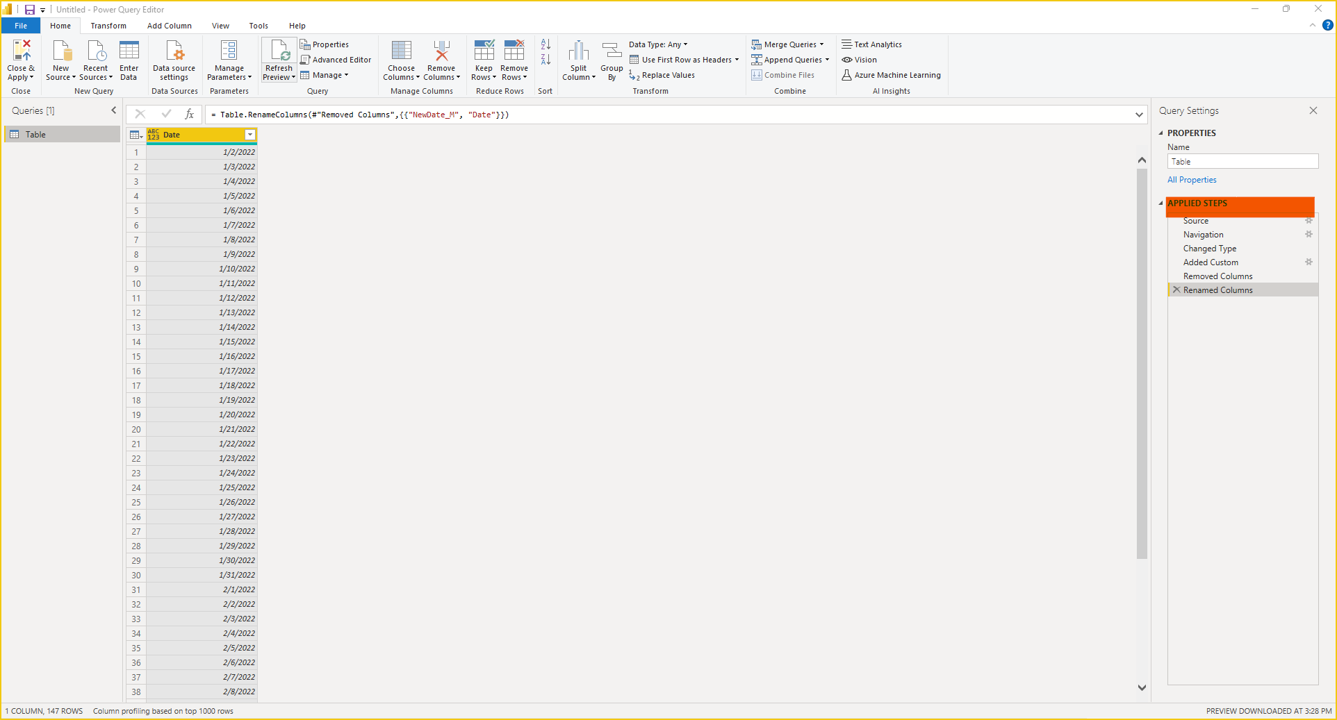 Solved Power Bi Refresh Doesnt Work For One Of The Table 0493