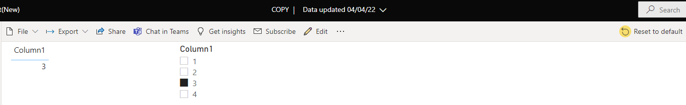Reset button is not working on power bi service. - Microsoft Fabric ...