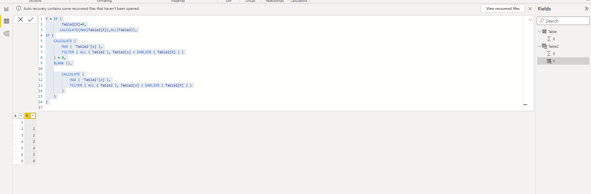 Solved: skip a row and rewrite the same values from 2nd ro ...