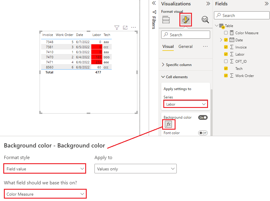 Solved: Re: Assign Colors to results - Microsoft Fabric Community