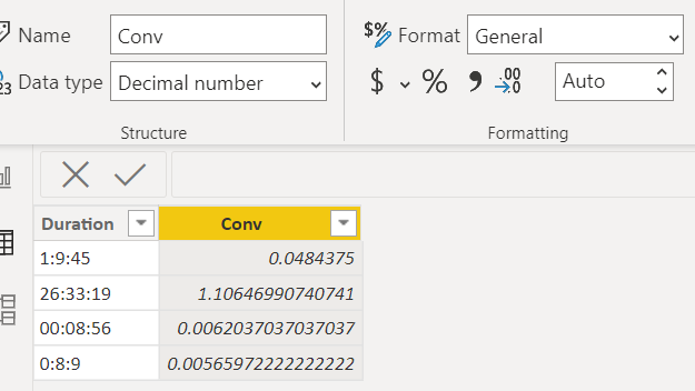 Solved: Format duration in decimal for charts - Microsoft Fabric Community