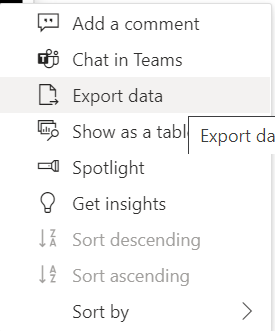 Solved: How do I export a Power BI table to Excel with col ...