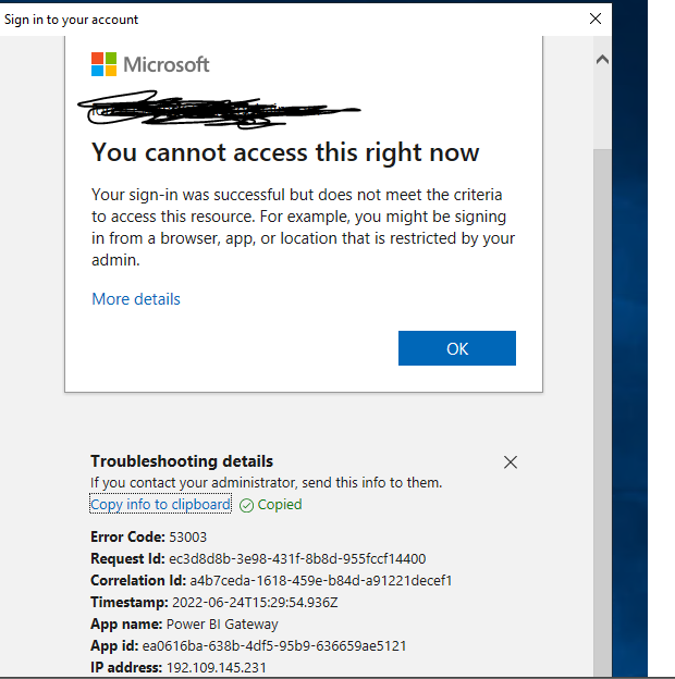 Solved: Getting Error when install Gateway - Microsoft Fabric Community