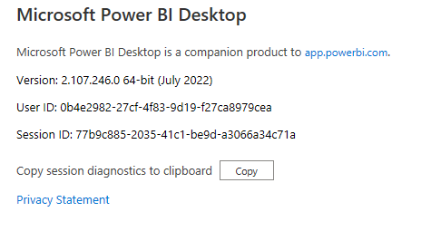 Issue opening the PowerBI report PBI file - fails ... - Microsoft ...