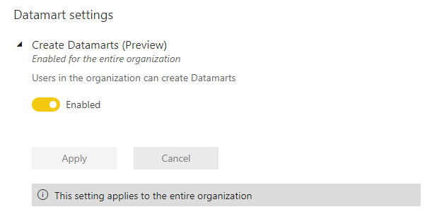 DataMarts not available to create or edit Existing - Microsoft Fabric Community
