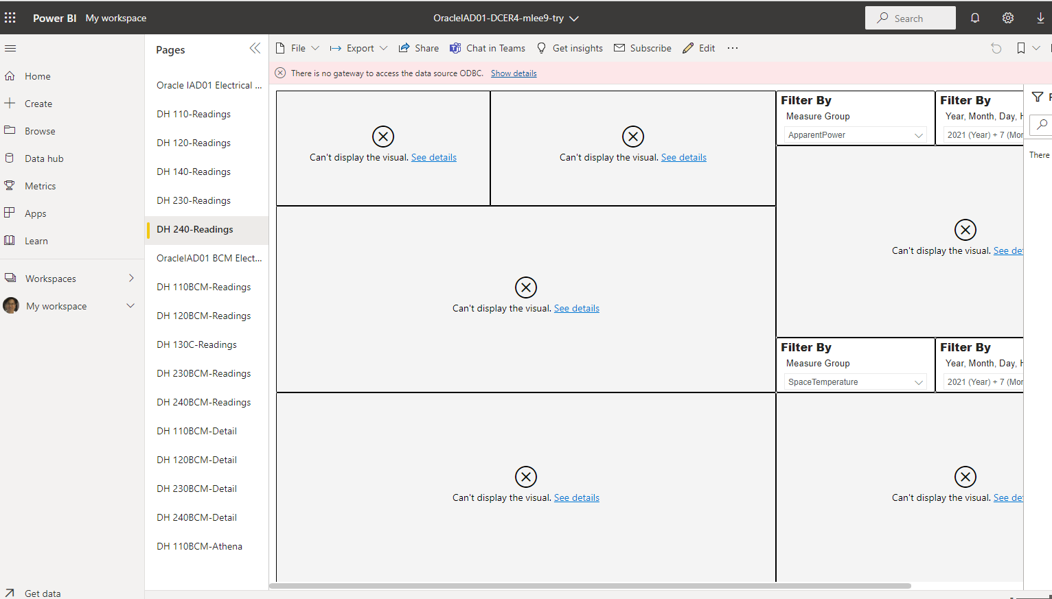 Can't publish a report with Multiple data sources(... - Microsoft ...