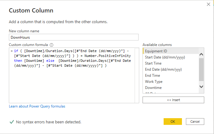 Solved: Spread Hours across days and link to date table to ...