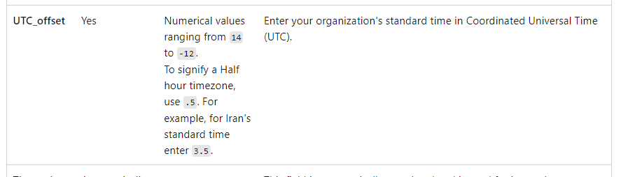 Solved: How to change UTC_offset settings for existing Pr ...