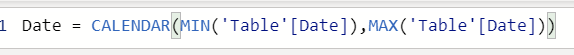 FILTERING A DATE TABLE BASED ON MIN AND MAX VALUES - Microsoft Fabric ...