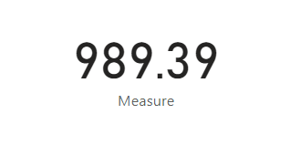 Solved: How to get a AVG measure from a Card - Microsoft Fabric Community