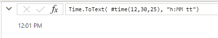 Solved: Power Query HH:MM:SS to HH:MM AM - Microsoft Fabric Community