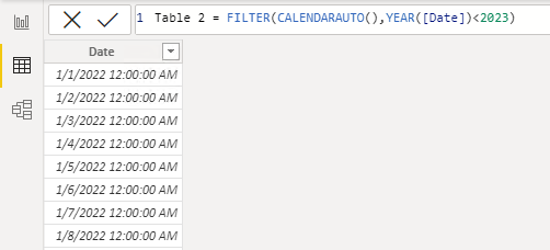 Solved: How to filter CALENDARAUTO() - Microsoft Fabric Community