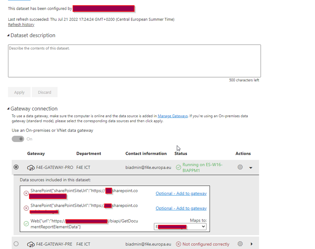 PBI Gateway: Best practices to manage gateway conn... - Microsoft ...