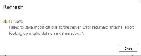 Refresh failed on power bi desktop. (looking up in... - Microsoft ...