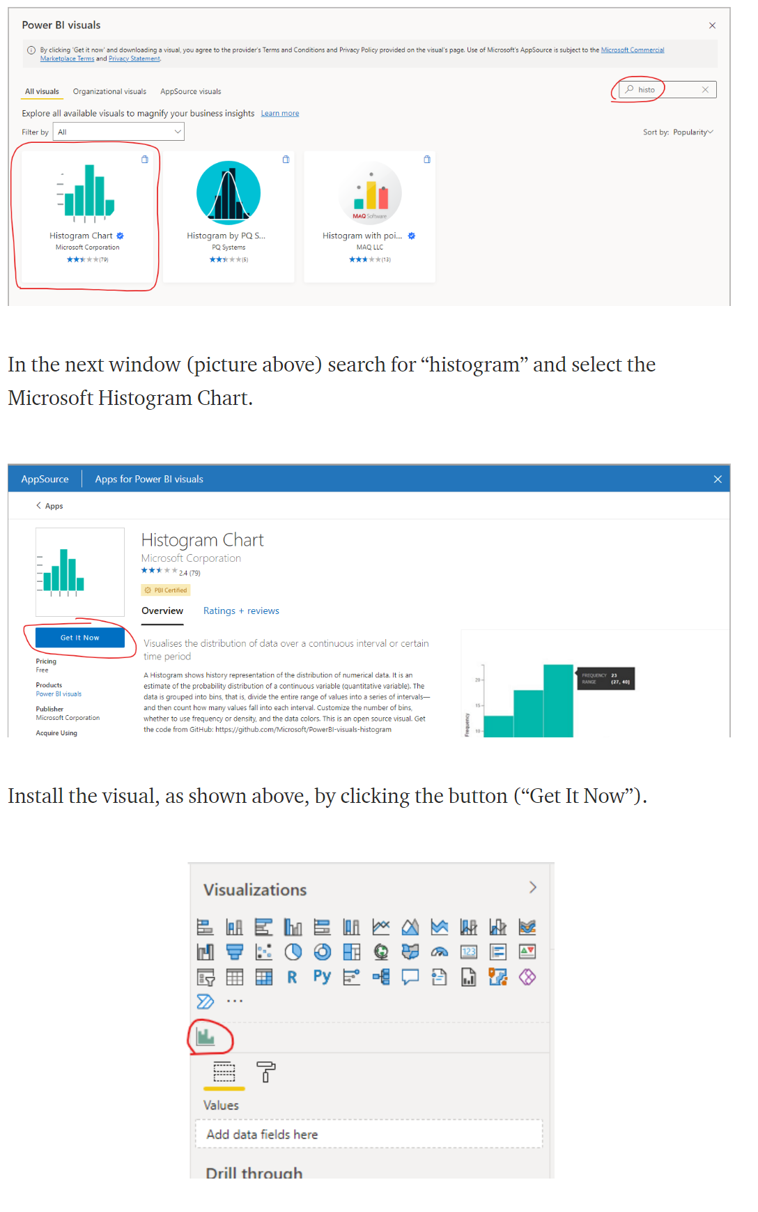 Power BI Histogram - No Longer in Maketplace - Microsoft Fabric Community