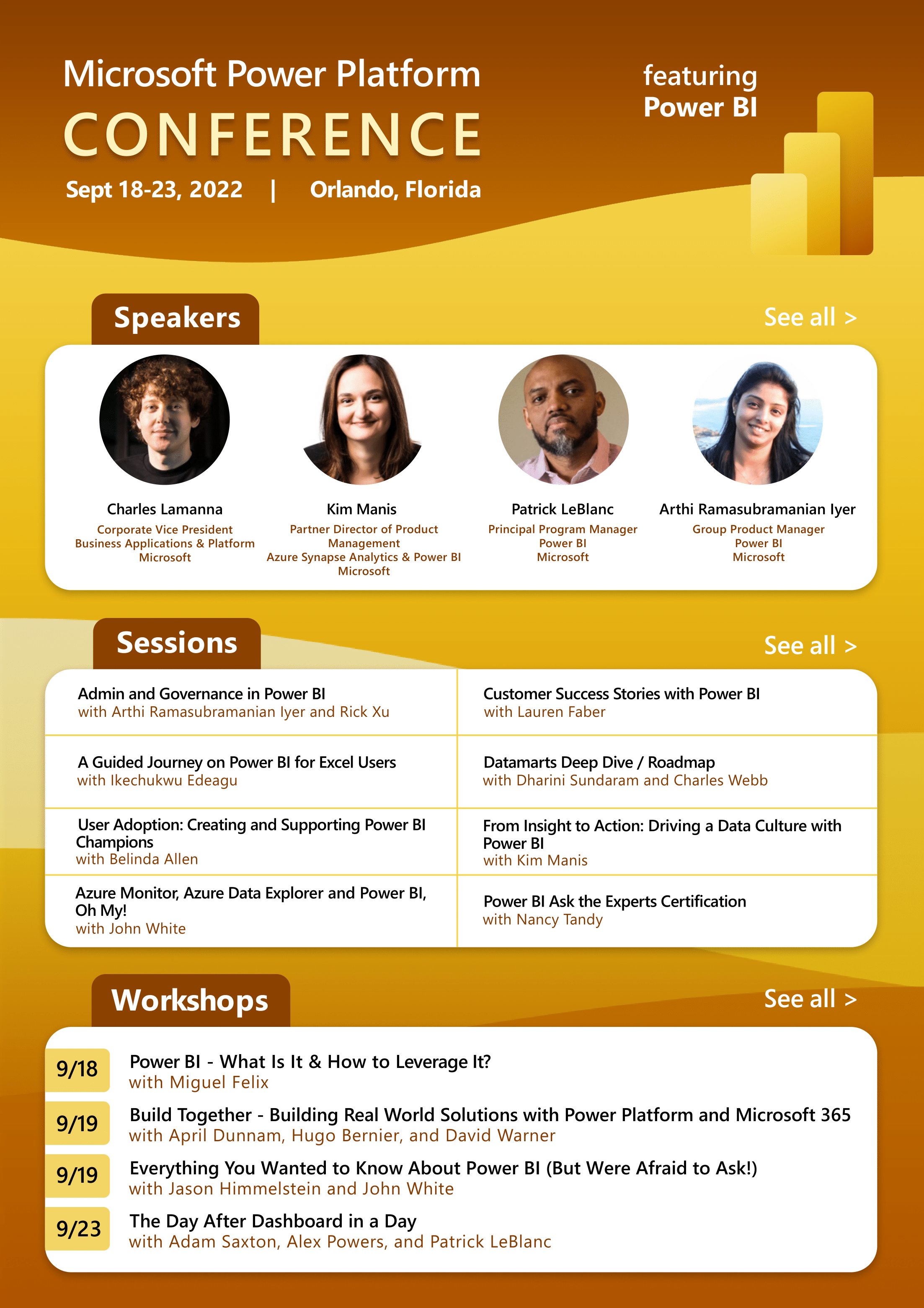 Join us! 18-23 September 2022. The FIRST ever Micr... - Microsoft ...